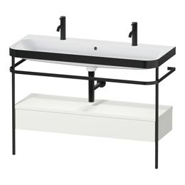 Duravit M&ouml;belwaschtisch-Kombi Happy D.2 Plus 117,5x49cm, m 1 HL, Konso, No we s-matt (HP4764O39390000)