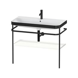 Duravit M&ouml;belwaschtisch-Kombi Happy D.2 Plus 97,5x49cm, 1 HL, we matt, m Konsole (HP4738O8484)