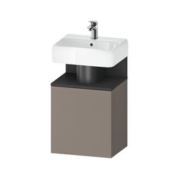 Duravit Waschtischunterschrank Qatego 44x35x64,5cm, 1 T, T. li, graph m/bas ma (QA4076L49430000)
