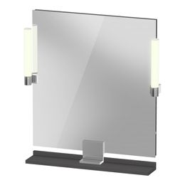 Duravit LED-Spiegel 9 W Sivida 65x65x3,6cm, gra m, Leu., au, stl, G chr (SV7421010490000)