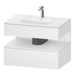 Duravit Einbauwaschtisch-M&ouml;bel-Set Qatego 80x55x60cm, we ma, Konsolen-Waschtischunterbau (QA4785018180000)