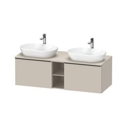 Duravit Waschtischunterschrank D-Neo 140x55cm, 2 A, 1 Pl, B bs, sw/Taup ma (DE4950BBD910000)