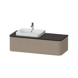 Duravit Waschtischunterschrank o. ES Happy D.2 Plus 35,4x130cm, 1 Auszug, leinen, links (HP4942L75750010)
