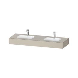 Duravit Einbauwaschtisch-M&ouml;bel-Set Qatego 160x55x17cm, m K, 2 A., B bs, m &Uuml;, T m (QA4695083830000)