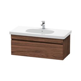 Duravit Waschtischunterschrank DuraStyle 100x45,3cm, Nussb dkl., 1 Ausz., wandh&auml;ngend (DS638502121)