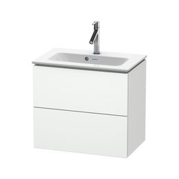 Duravit Waschtischunterschrank Compact L-Cube 62x39,1cm, we. ma, 2 Schub., wandh&auml;ngend (LC625601818)