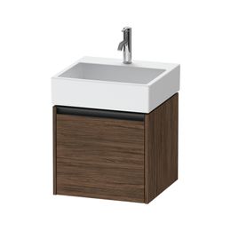 Duravit Waschtischunterschrank Ketho.2 48,4x46cm, Nussb dkl., 1 Ausz., wandh&auml;ngend (K25074021210000)