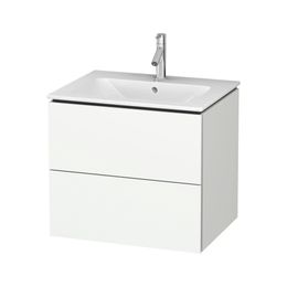 Duravit Waschtischunterschrank L-Cube 62x48,1cm, we. matt, 2 Schub., wandh&auml;ngend (LC624008484)