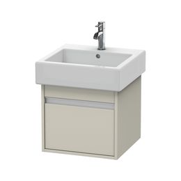 Duravit Waschtischunterschrank Ketho 45x44cm, Taupe, 1 Auszug, wandh&auml;ngend (KT668509191)