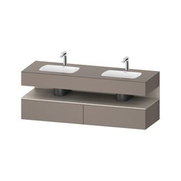 Duravit Einbauwaschtisch-M&ouml;bel-Set Qatego 160x55x60cm, Kon-WTU, B, Tau m/bas ma (QA4797091430010)
