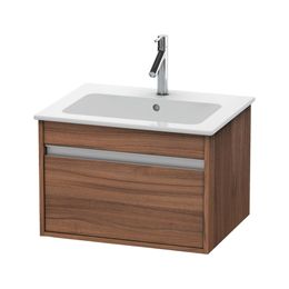 Duravit Waschtischunterschrank Ketho 60x47,5cm, Nussb Nat, 1 Ausz., wandh&auml;ngend (KT641807979)
