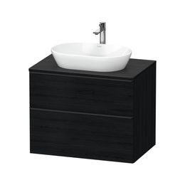 Duravit Waschtischunterschrank D-Neo 80x55cm, sw/Ei s, 2 SBK, 1 A, 1 Pl (DE49670BD160000)