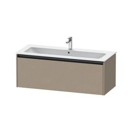 Duravit Waschtischunterschrank Ketho.2 121x48cm, leinen, 1 Auszug, wandh&auml;ngend (K25065075750000)