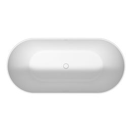 Duravit Badewanne DuraKanto 160x75x59cm, ov., frei., wei&szlig; gl&auml;nzend (700560000000000)