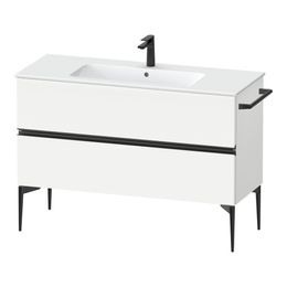 Duravit Waschtischunterschrank boden Sivida 121x59,1x47,7cm, 2 Schub., w ma, Gr. sw (SV46460BD180000)
