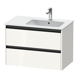 Duravit Waschtischunterschrank Ketho.2 81x48x54,9cm, f WT m Beck. re, we. hgl (K25268022220000)