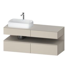 Duravit Waschtischunterschrank Qatego 140x55x60cm, T m/ta m, Pl, B l, Nischenb (QA4765091830010)