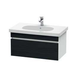 Duravit Waschtischunterschrank DuraStyle 80x45,3cm, Ei sw/we ma, 1 Ausz., wandh&auml;ngend (DS638401618)