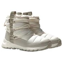 Winterstiefel The North Face "W THERMOBALL LACE UP WP", Damen, Gr. 40, beige (cremefarben), Synthetik, Schuhe Winterstiefel, Snowboots, Winterboots, Winterschuhe, wasserdicht