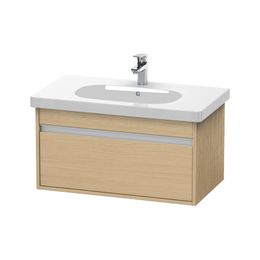 Duravit Waschtischunterschrank Ketho 80x45,5cm, Ei Nat, 1 Auszug, wandh&auml;ngend (KT666703030)