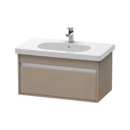 Duravit Waschtischunterschrank Ketho 80x45,5cm, leinen, 1 Auszug, wandh&auml;ngend (KT666707575)