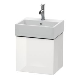 Duravit Waschtischunterschrank L-Cube 43,4x34,1x40cm, wandh&auml;ngend, T&uuml;r li, we. hgl (LC6245L8585)