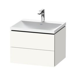 Duravit M&ouml;bel-Set L-Cube 60x48x48cm, m Hahnl., we. matt, 2 Schub. (LC6950O84840000)