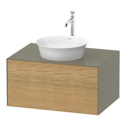Duravit Waschtischunterschrank White Tulip 80x55cm, E N m/StG g, 1 AZ, 1 Pl, wandh&auml;ngend (WT49750H5H2)
