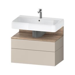 Duravit Waschtischunterschrank Qatego 79x47x59cm, E Ma/t m, 1 Kast, m Nischenb (QA4394055830010)