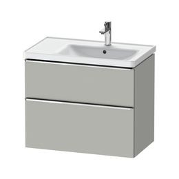 Duravit Waschtischunterschrank D-Neo 78,4x45,2cm, 1 Kast, B re, chr/Beton ma (DE4358010070000)