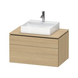 Duravit Waschtischunterschrank L-Cube 82x55cm, E N, 1 Schubk., 1 Ausz., wandh&auml;ngend (LC4880030300000)