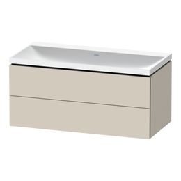 Duravit M&ouml;bel-Set L-Cube 100x48x48cm, o HL, Tau matt, 2 Schub. (LC6952N83830000)