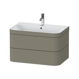 Duravit M&ouml;belwaschtisch-Unterschrank Happy D.2 Plus 77,5x49cm, 1 HL, st-g s-matt, 2 Schubk. (HP4637O9292)