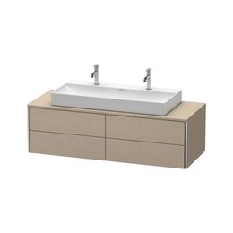 Duravit Waschtischunterschrank XSquare 140x54,8x40cm, 4 Schubk., wandh&auml;ngend, Leinen (XS4915M7575)