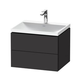 Duravit M&ouml;bel-Set L-Cube 60x48x48cm, m HL, graph matt, 2 Schub. (LC6950O80800000)