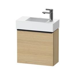 Duravit Waschtischunterschrank D-Neo 48,4x22,2x44cm, 1 T&uuml;r, An R, sw/Ei Nat (DE4219RBD300000)