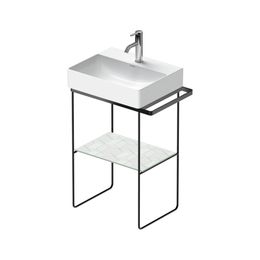 Duravit Metallkonsole DuraSquare 56,5x38cm, bodenstehend, schwarz matt (0031324600)