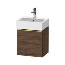 Duravit Waschtischunterschrank D-Neo 43,4x32,2x44cm, 1 T&uuml;r, An L, g pol/Nu d (DE4217L34210000)