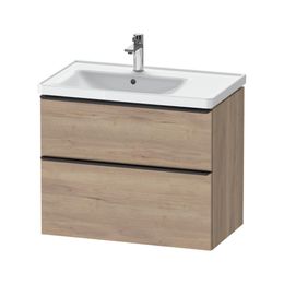 Duravit Waschtischunterschrank D-Neo 78,4x45,2cm, 1 Kast, B L, sw/Ei marm. (DE43570BD550000)