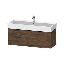 Duravit Waschtischunterschrank D-Neo 118,4x44,2cm, sw/Nuss d, 1 Ausz., wandh&auml;ngend (DE42750BD210000)