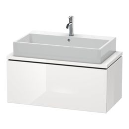 Duravit Waschtischunterschrank Compact L-Cube 92x47,7cm, we. hgl, f Konsole, 1 Auszug (LC580302222)
