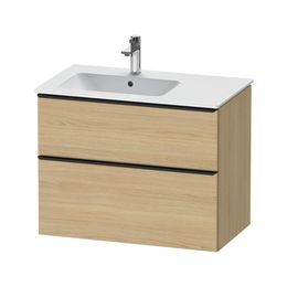 Duravit Waschtischunterschrank D-Neo 81x46,2cm, 1 Kast, B L, sw/Ei Nat (DE43660BD300000)