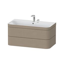 Duravit M&ouml;belwaschtisch-Unterschrank Happy D.2 Plus 97,5x49cm, 2 HL, leinen, 2 Schubk&auml;sten (HP4638E7575)