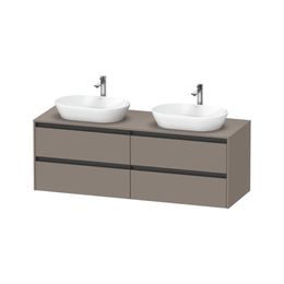 Duravit Waschtischunterschrank Ketho.2 160x55cm, B bs, bas. ma, 4 Schub., wandh&auml;ngend (K24899B43430000)