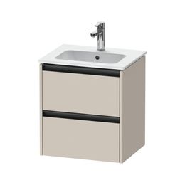 Duravit Waschtischunterschrank Ketho.2 51x42x54,9cm, 2 Schub., wandh&auml;ngend, Tau matt (K25261091910000)