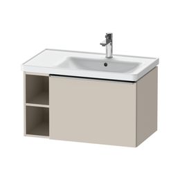 Duravit Waschtischunterschrank D-Neo 78,4x45,2cm, 1 A, B re, ES geb/Taupe ma (DE4257070910000)