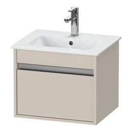 Duravit Waschtischunterschrank Ketho Compact 50x41,2x41cm, 1 Ausz., wandh&auml;ngend, Taupe (KT640409191)
