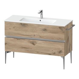 Duravit Waschtischunterschrank boden Sivida 121x59,1x47,7cm, 2 Schub., E Marm, G chr (SV4646010550000)