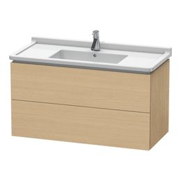 Duravit Waschtischunterschrank L-Cube 102x46,9cm, Ei Nat, 2 Schubk., wandh&auml;ngend (LC626603030)