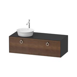 Duravit Waschtischunterschrank White Tulip 130x55cm, 1 AZ m G, B l, US N gra s-matt (WT4982L7758)